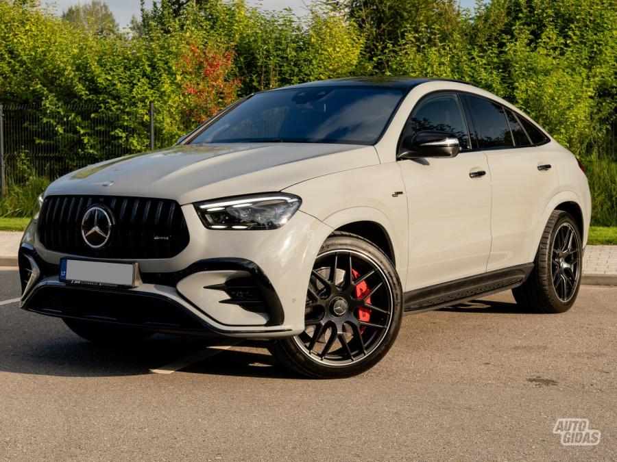 Серый Мерседес GLE 53 AMG 2024 в Вильнюс, объемом двигателя 3.00 л и пробегом 25 тыс. км за 82500 €, фото 4 на AUTOMOTO.COM.LV