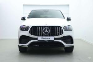 White Mercedes-Benz GLE 53 AMG 2021 in Vilnius, with an engine capacity of 3.00 L and mileage of 111 thousand km for 67990 €, photo 6 on AUTOMOTO.COM.LV