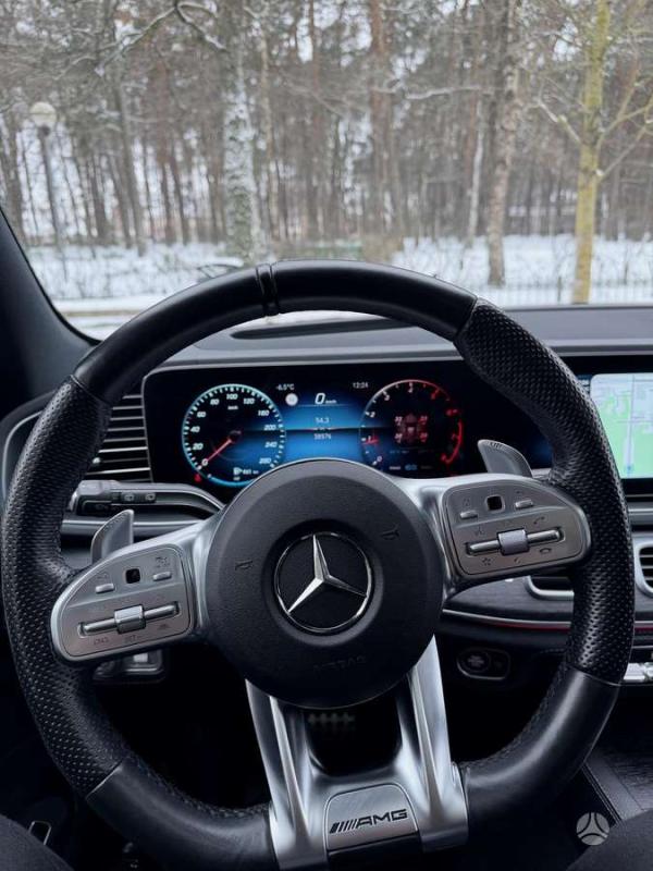 White Mercedes-Benz GLE 53 AMG 2021 in Alytus, with an engine capacity of 3.00 L and mileage of 35 thousand km for 64747 €, photo 14 on AUTOMOTO.COM.LV