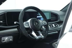 White Mercedes-Benz GLE 53 AMG 2021 in Vilnius, with an engine capacity of 3.00 L and mileage of 113 thousand km for 59990 €, photo 19 on AUTOMOTO.COM.LV