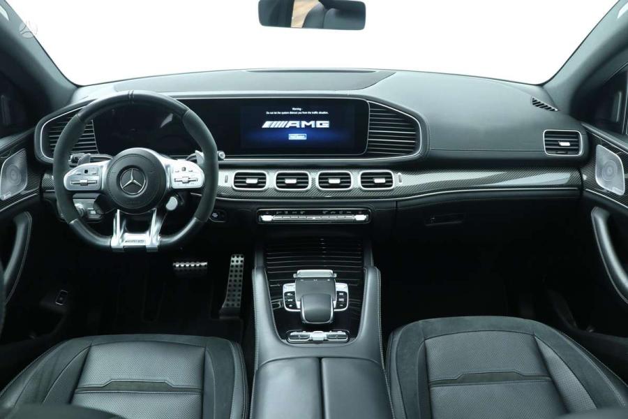 White Mercedes-Benz GLE 53 AMG 2021 in Vilnius, with an engine capacity of 3.00 L and mileage of 113 thousand km for 59990 €, photo 22 on AUTOMOTO.COM.LV