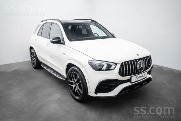 Белый Мерседес GLE 53 AMG 2022 в Таллин, объемом двигателя 3.00 л и пробегом 28 тыс. км за 78999 €, фото 5 на AUTOMOTO.COM.LV