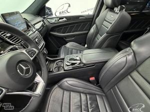 Black Mercedes-Benz GLE 63 AMG 2016 in Avizieniai, with an engine capacity of 5.50 L and mileage of 187 thousand km for 40900 €, photo 25 on AUTOMOTO.COM.LV