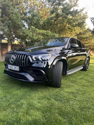 Black Mercedes-Benz GLE 63 AMG 2021 in Utena, with an engine capacity of 4.00 L and mileage of 79 thousand km for 78000 €, photo  on AUTOMOTO.COM.LV