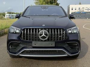 Blue Mercedes-Benz GLE 63 AMG 2021 in Panevezys, with an engine capacity of 3.98 L and mileage of 72 thousand km for 68900 €, photo 8 on AUTOMOTO.COM.LV