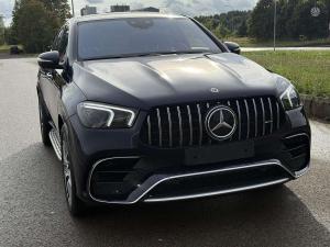 Blue Mercedes-Benz GLE 63 AMG 2021 in Panevezys, with an engine capacity of 3.98 L and mileage of 72 thousand km for 68900 €, photo 9 on AUTOMOTO.COM.LV
