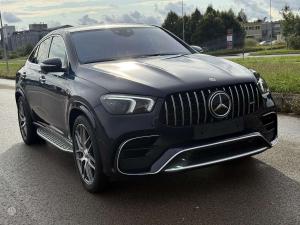 Blue Mercedes-Benz GLE 63 AMG 2021 in Panevezys, with an engine capacity of 3.98 L and mileage of 72 thousand km for 68900 €, photo 10 on AUTOMOTO.COM.LV