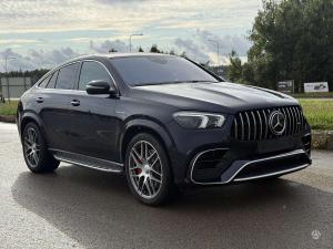 Blue Mercedes-Benz GLE 63 AMG 2021 in Panevezys, with an engine capacity of 3.98 L and mileage of 72 thousand km for 68900 €, photo 12 on AUTOMOTO.COM.LV
