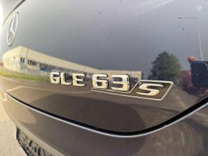 Blue Mercedes-Benz GLE 63 AMG 2021 in Panevezys, with an engine capacity of 3.98 L and mileage of 72 thousand km for 68900 €, photo 14 on AUTOMOTO.COM.LV