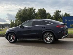 Blue Mercedes-Benz GLE 63 AMG 2021 in Panevezys, with an engine capacity of 3.98 L and mileage of 72 thousand km for 68900 €, photo 16 on AUTOMOTO.COM.LV