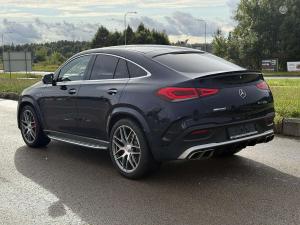 Blue Mercedes-Benz GLE 63 AMG 2021 in Panevezys, with an engine capacity of 3.98 L and mileage of 72 thousand km for 68900 €, photo 18 on AUTOMOTO.COM.LV