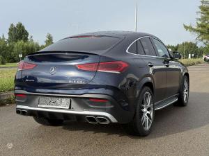Blue Mercedes-Benz GLE 63 AMG 2021 in Panevezys, with an engine capacity of 3.98 L and mileage of 72 thousand km for 68900 €, photo 20 on AUTOMOTO.COM.LV