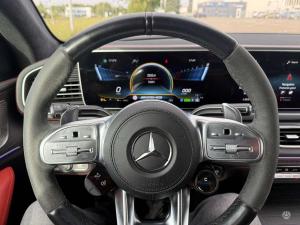 Blue Mercedes-Benz GLE 63 AMG 2021 in Panevezys, with an engine capacity of 3.98 L and mileage of 72 thousand km for 68900 €, photo 35 on AUTOMOTO.COM.LV