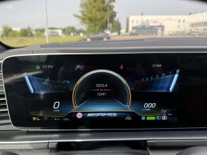 Blue Mercedes-Benz GLE 63 AMG 2021 in Panevezys, with an engine capacity of 3.98 L and mileage of 72 thousand km for 68900 €, photo 36 on AUTOMOTO.COM.LV