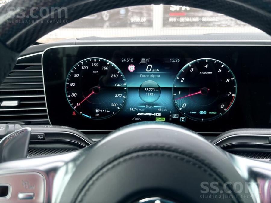 Zaļš Mercedes-Benz GLE 63 AMG 2023 Rīga, ar dzinēja tilpumu 6.30 L un nobraukumu 56 tūkst. km par 79900 €, foto 10 vietnē AUTOMOTO.COM.LV