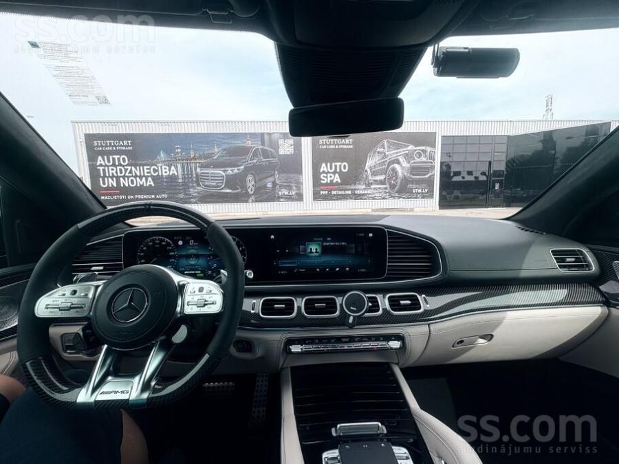 Zaļš Mercedes-Benz GLE 63 AMG 2023 Rīga, ar dzinēja tilpumu 6.30 L un nobraukumu 56 tūkst. km par 79900 €, foto 12 vietnē AUTOMOTO.COM.LV