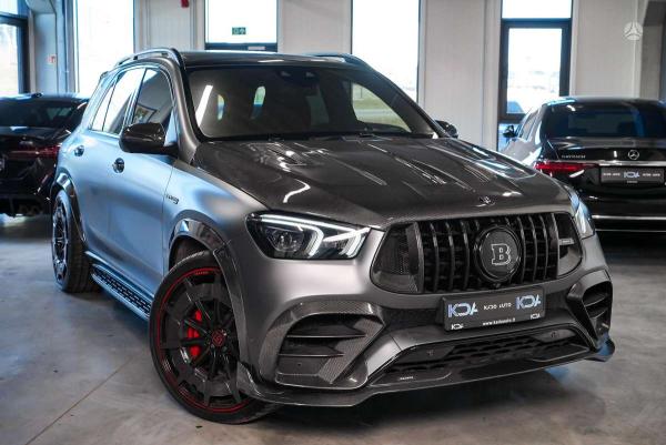 Grey Mercedes-Benz GLE 63 AMG 2021 in Marijampole, with an engine capacity of 3.98 L and mileage of 86 thousand km for 92450 €, photo 2 on AUTOMOTO.COM.LV