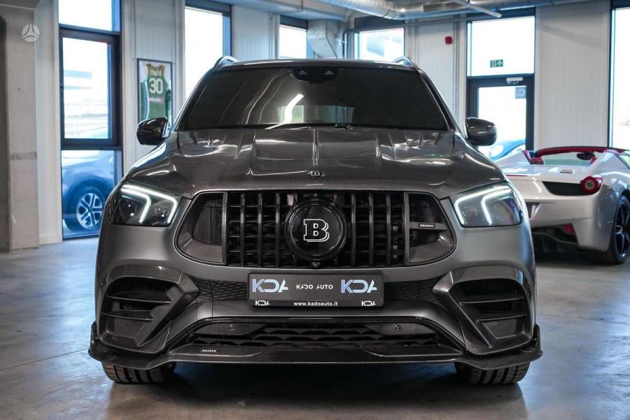 Grey Mercedes-Benz GLE 63 AMG 2021 in Marijampole, with an engine capacity of 3.98 L and mileage of 86 thousand km for 92450 €, photo 4 on AUTOMOTO.COM.LV