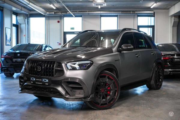 Grey Mercedes-Benz GLE 63 AMG 2021 in Marijampole, with an engine capacity of 3.98 L and mileage of 86 thousand km for 92450 €, photo 5 on AUTOMOTO.COM.LV