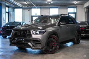 Grey Mercedes-Benz GLE 63 AMG 2021 in Marijampole, with an engine capacity of 3.98 L and mileage of 86 thousand km for 92450 €, photo 6 on AUTOMOTO.COM.LV