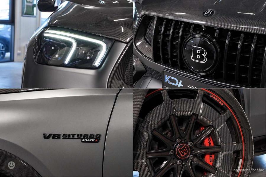 Grey Mercedes-Benz GLE 63 AMG 2021 in Marijampole, with an engine capacity of 3.98 L and mileage of 86 thousand km for 92450 €, photo 8 on AUTOMOTO.COM.LV
