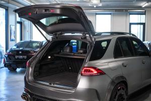 Grey Mercedes-Benz GLE 63 AMG 2021 in Marijampole, with an engine capacity of 3.98 L and mileage of 86 thousand km for 92450 €, photo 14 on AUTOMOTO.COM.LV