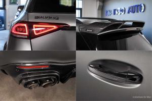 Grey Mercedes-Benz GLE 63 AMG 2021 in Marijampole, with an engine capacity of 3.98 L and mileage of 86 thousand km for 92450 €, photo 17 on AUTOMOTO.COM.LV