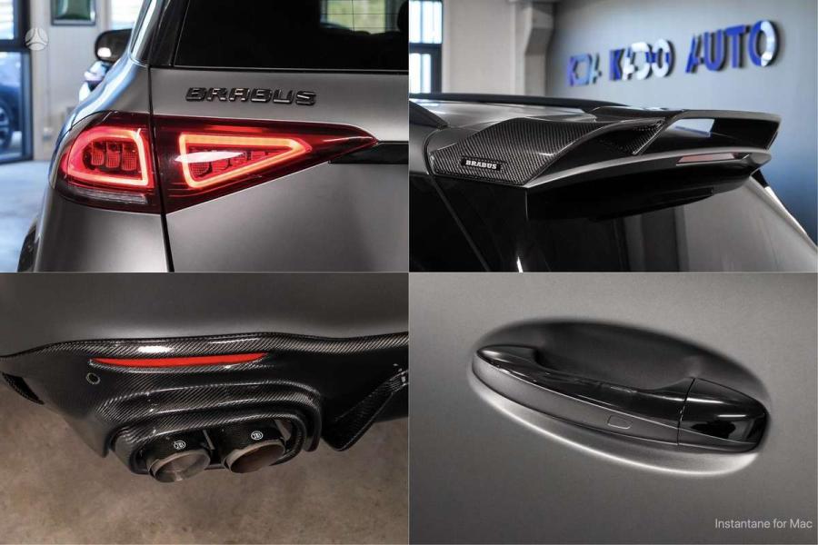 Grey Mercedes-Benz GLE 63 AMG 2021 in Marijampole, with an engine capacity of 3.98 L and mileage of 86 thousand km for 92450 €, photo 17 on AUTOMOTO.COM.LV