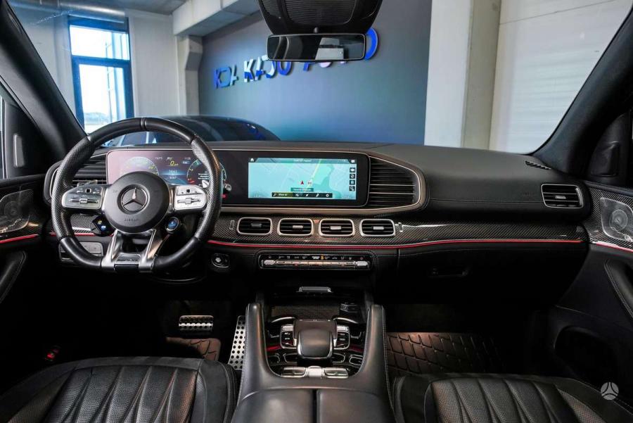 Grey Mercedes-Benz GLE 63 AMG 2021 in Marijampole, with an engine capacity of 3.98 L and mileage of 86 thousand km for 92450 €, photo 18 on AUTOMOTO.COM.LV