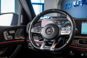 Grey Mercedes-Benz GLE 63 AMG 2021 in Marijampole, with an engine capacity of 3.98 L and mileage of 86 thousand km for 92450 €, photo 21 on AUTOMOTO.COM.LV