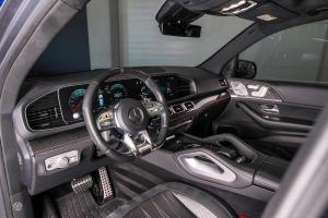 Grey Mercedes-Benz GLE 63 AMG 2021 in Marijampole, with an engine capacity of 3.98 L and mileage of 86 thousand km for 92450 €, photo 27 on AUTOMOTO.COM.LV