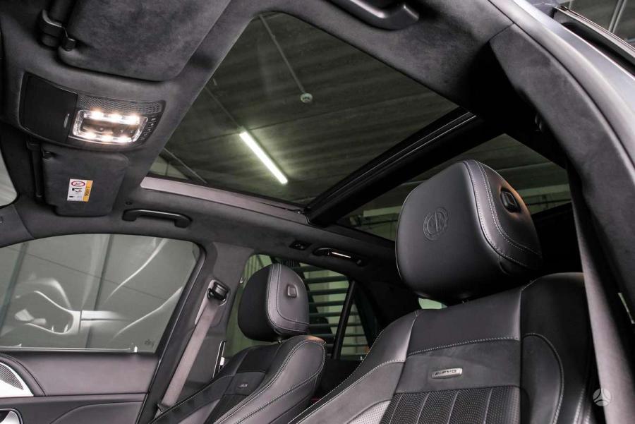 Grey Mercedes-Benz GLE 63 AMG 2021 in Marijampole, with an engine capacity of 3.98 L and mileage of 86 thousand km for 92450 €, photo 29 on AUTOMOTO.COM.LV