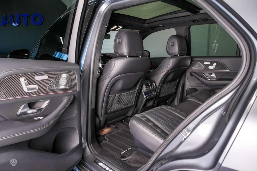 Grey Mercedes-Benz GLE 63 AMG 2021 in Marijampole, with an engine capacity of 3.98 L and mileage of 86 thousand km for 92450 €, photo 33 on AUTOMOTO.COM.LV