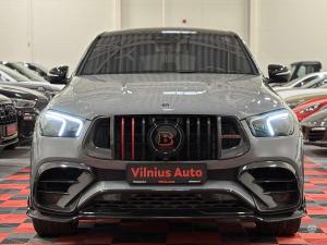 Grey Mercedes-Benz GLE 63 AMG 2021 in Vilnius, with an engine capacity of 3.98 L and mileage of 113 thousand km for 89999 €, photo 3 on AUTOMOTO.COM.LV