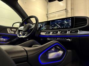 Grey Mercedes-Benz GLE 63 AMG 2021 in Vilnius, with an engine capacity of 3.98 L and mileage of 113 thousand km for 89999 €, photo 20 on AUTOMOTO.COM.LV