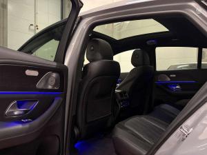 Grey Mercedes-Benz GLE 63 AMG 2021 in Vilnius, with an engine capacity of 3.98 L and mileage of 113 thousand km for 89999 €, photo 36 on AUTOMOTO.COM.LV