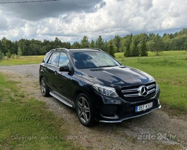 Black Mercedes-Benz GLE-Class 2018 in Tallinn, with an engine capacity of 3.00 L and mileage of 145 thousand km for 29900 €, photo 1 on AUTOMOTO.COM.LV