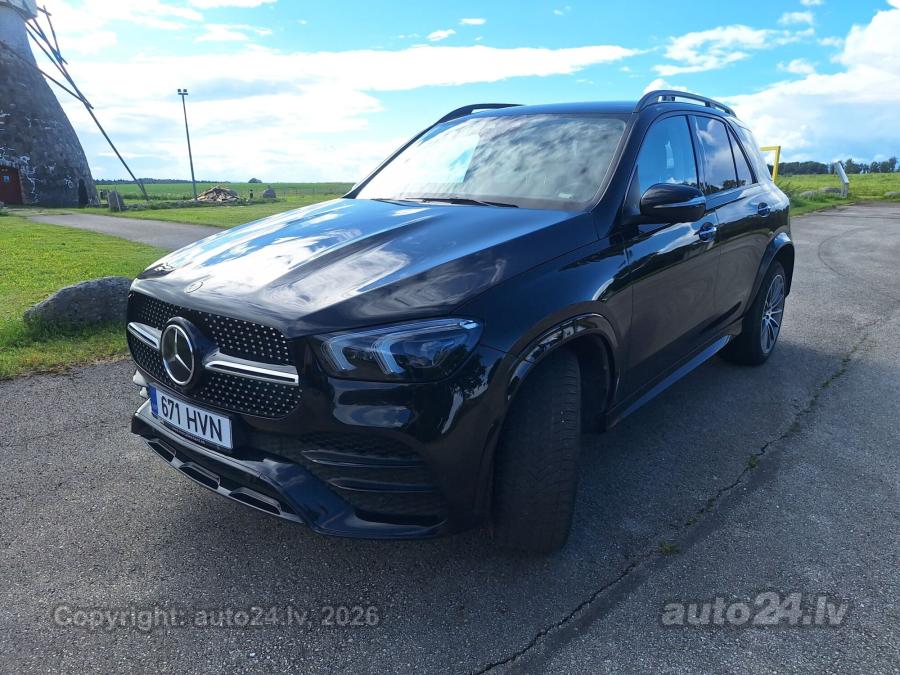 Black Mercedes-Benz GLE-Class 2021 in Tallinn, with an engine capacity of 2.90 L and mileage of 141 thousand km for 56900 €, photo 8 on AUTOMOTO.COM.LV
