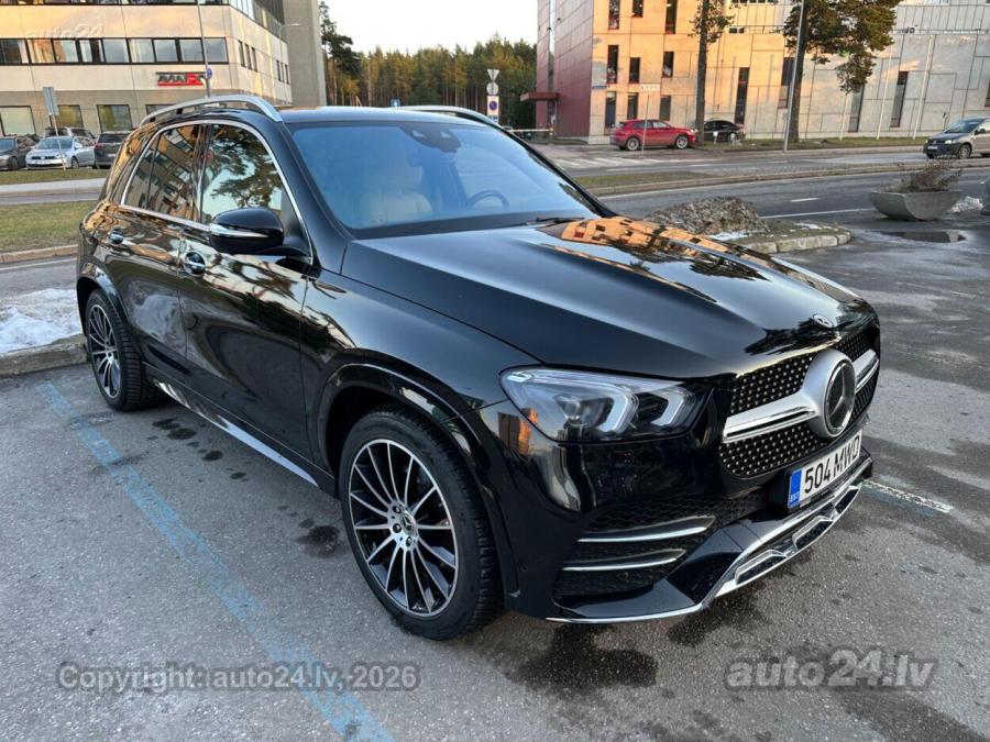 Black Mercedes-Benz GLE-Class 2022 in Tallinn, with an engine capacity of 2.00 L and mileage of 60 thousand km for 63000 €, photo 4 on AUTOMOTO.COM.LV