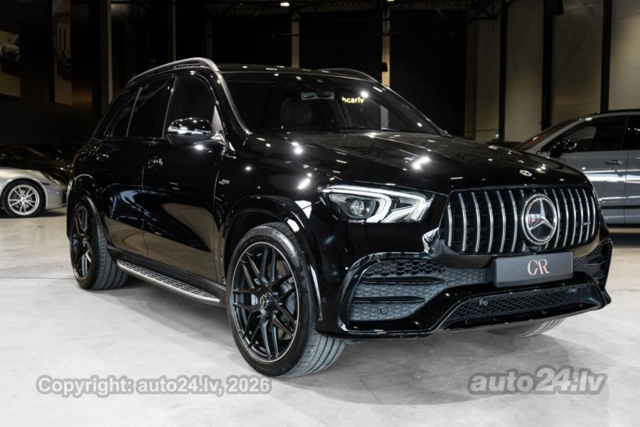 Black Mercedes-Benz GLE-Class 2023 in Riga, with an engine capacity of 3.00 L and mileage of 37 thousand km for 95000 €, photo 3 on AUTOMOTO.COM.LV