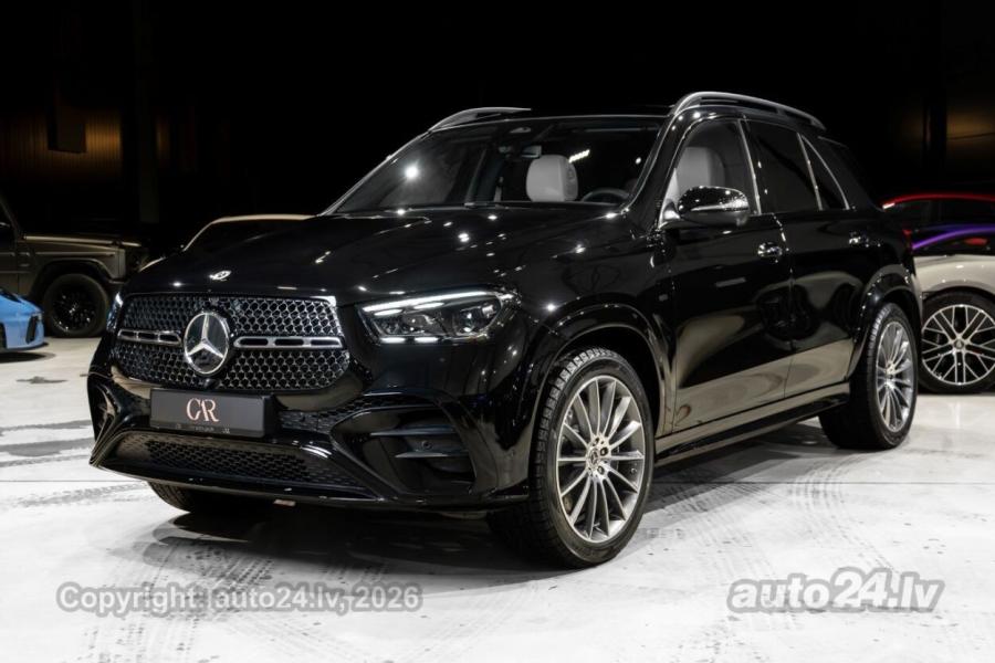 Black Mercedes-Benz GLE-Class 2026 in Riga, with an engine capacity of 3.00 L and mileage of 39 thousand km for 101035 €, photo 1 on AUTOMOTO.COM.LV