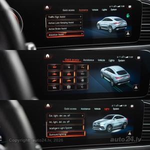 Black Mercedes-Benz GLE-Class 2020 in Tartu, with an engine capacity of 2.90 L and mileage of 151 thousand km for 51900 €, photo 31 on AUTOMOTO.COM.LV