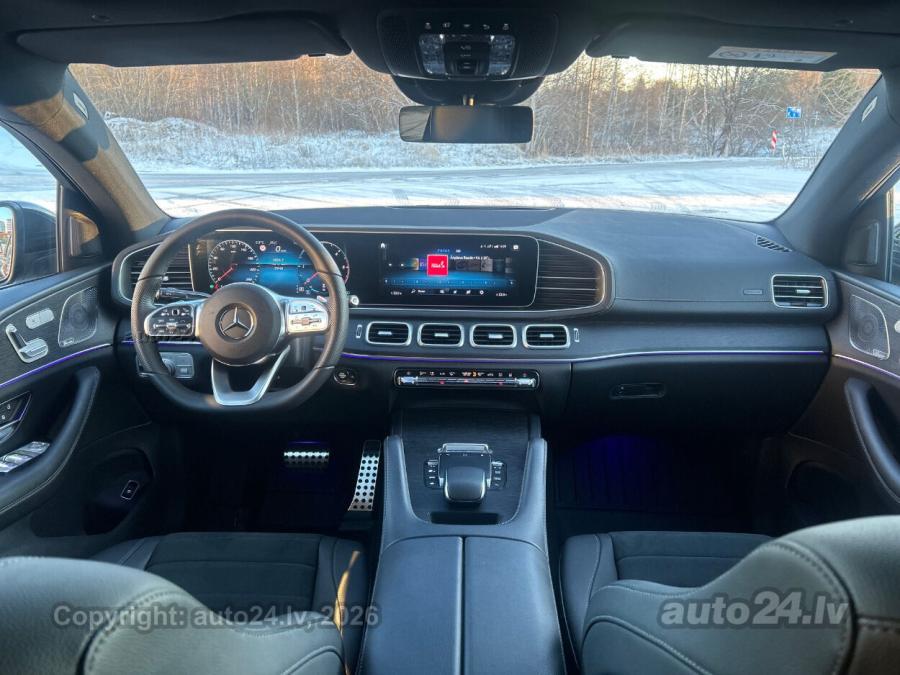 Black Mercedes-Benz GLE-Class 2021 in Tallinn, with an engine capacity of 2.90 L and mileage of 50 thousand km for 68000 €, photo 6 on AUTOMOTO.COM.LV