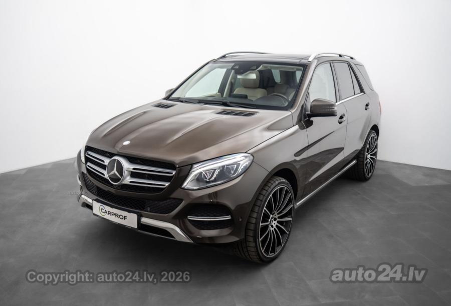 Brown Mercedes-Benz GLE-Class 2015 in Tallinn, with an engine capacity of 3.00 L and mileage of 141 thousand km for 20999 €, photo 1 on AUTOMOTO.COM.LV