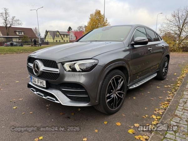 Grey Mercedes-Benz GLE-Class 2020 in Tallinn, with an engine capacity of 2.90 L and mileage of 124 thousand km for 54990 €, photo 1 on AUTOMOTO.COM.LV