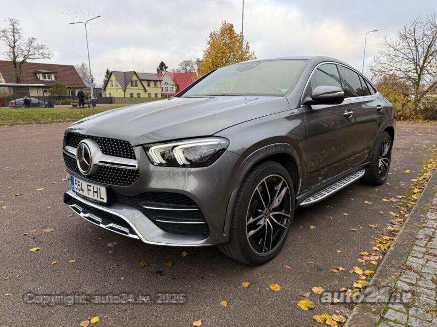 Pelēks Mercedes-Benz GLE-Class 2020 Tallina, ar dzinēja tilpumu 2.90 L un nobraukumu 124 tūkst. km par 54990 €, foto 1 vietnē AUTOMOTO.COM.LV