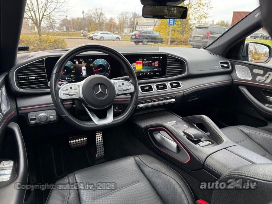 Grey Mercedes-Benz GLE-Class 2020 in Tallinn, with an engine capacity of 2.90 L and mileage of 124 thousand km for 54990 €, photo 6 on AUTOMOTO.COM.LV