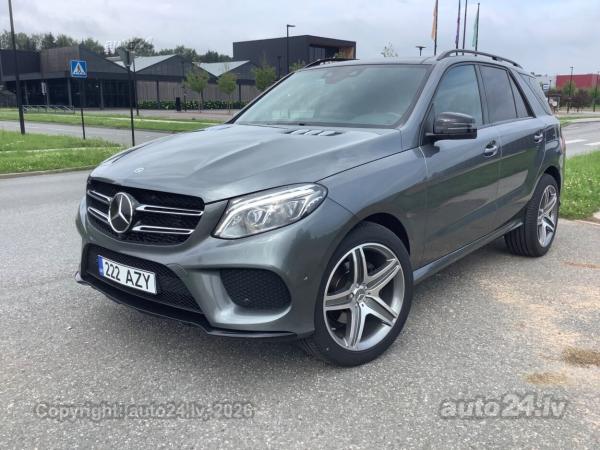 Grey Mercedes-Benz GLE-Class 2018 in Tallinn, with an engine capacity of 3.00 L and mileage of 190 thousand km for 29999 €, photo 1 on AUTOMOTO.COM.LV