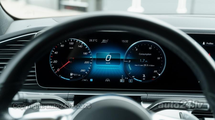 Grey Mercedes-Benz GLE-Class 2022 in Tallinn, with an engine capacity of 2.90 L and mileage of 107 thousand km for 55000 €, photo 10 on AUTOMOTO.COM.LV