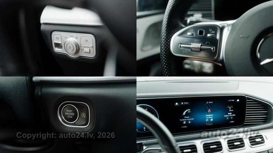 Grey Mercedes-Benz GLE-Class 2022 in Tallinn, with an engine capacity of 2.90 L and mileage of 107 thousand km for 55000 €, photo 15 on AUTOMOTO.COM.LV